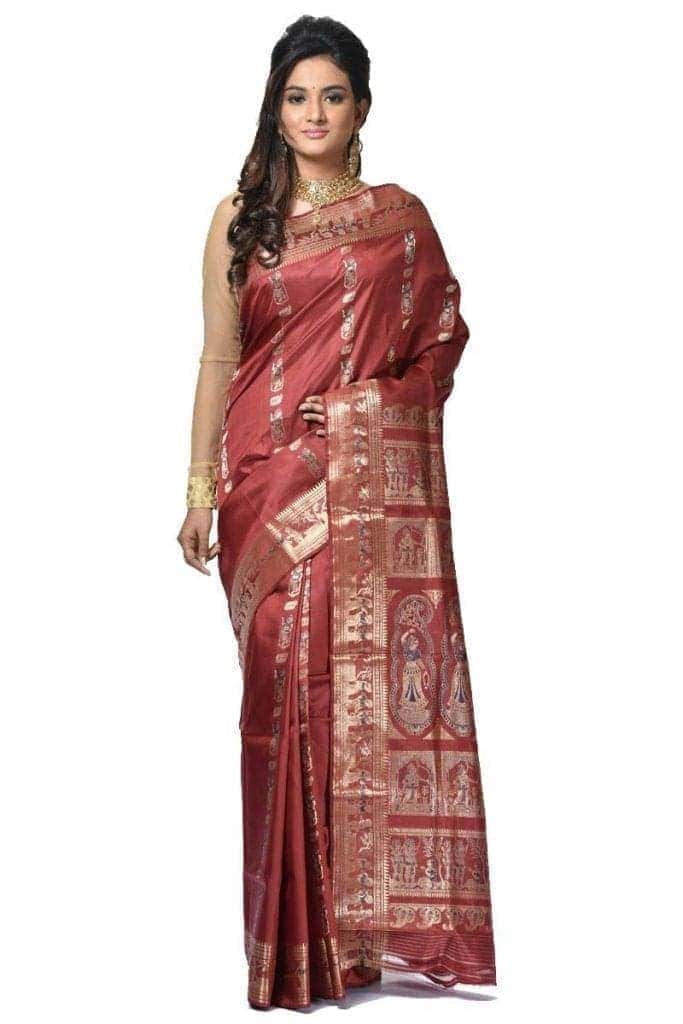 9 Famous Bengali Silk Saree Types - Icy Tales