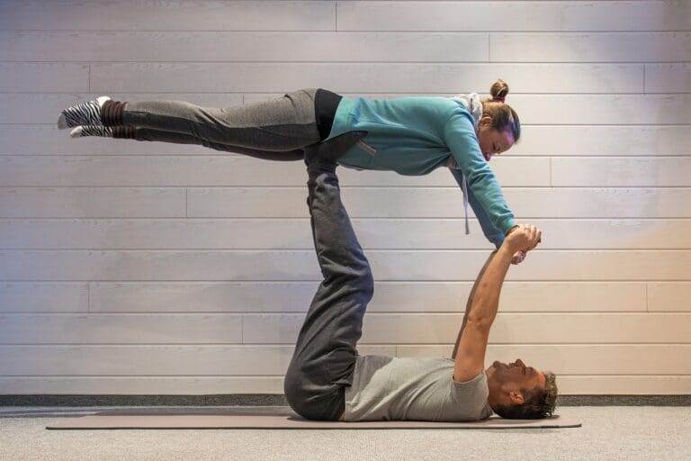 Four-Person Yoga Poses For All Levels