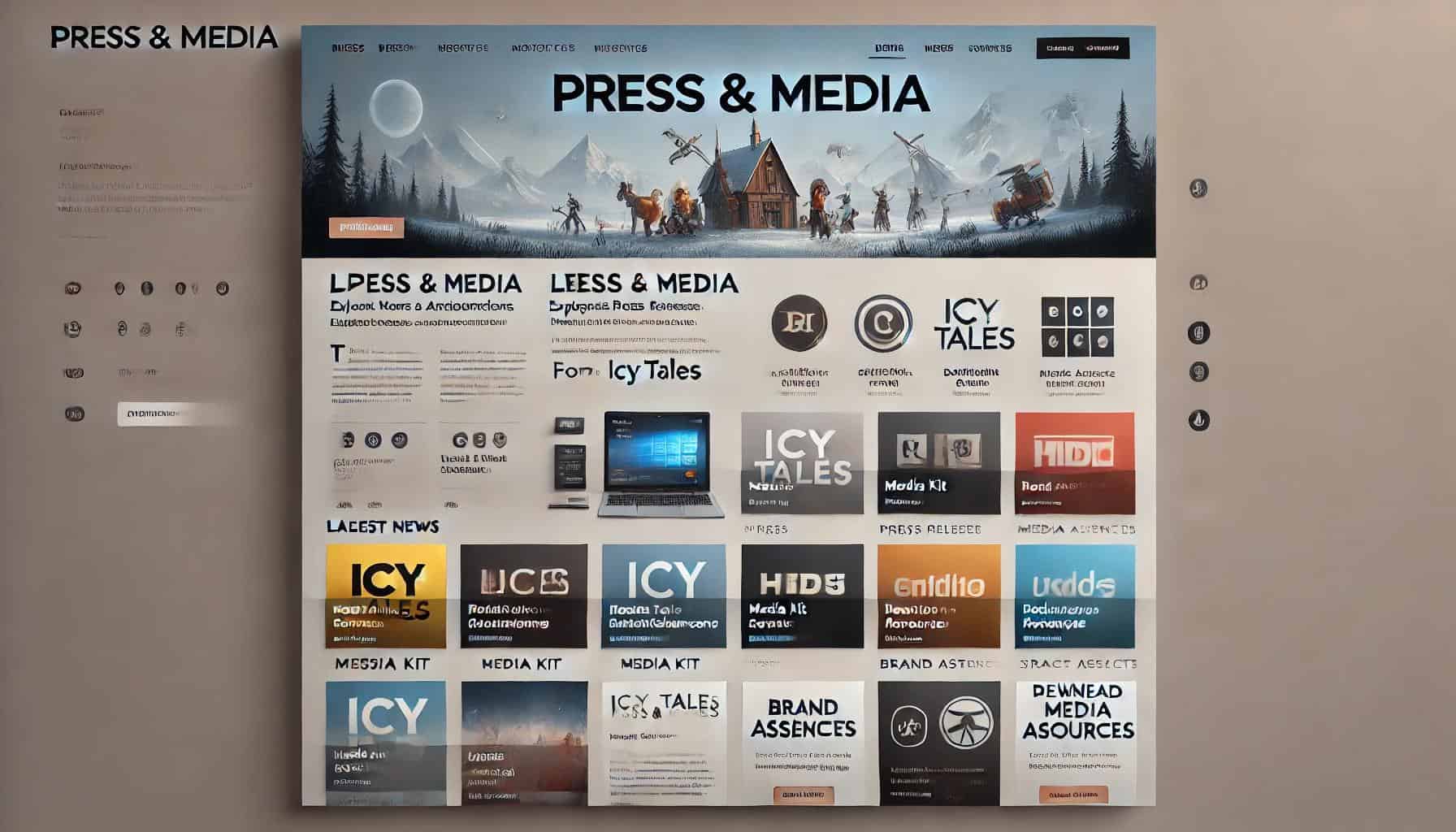 Media And Press - Icy Tales
